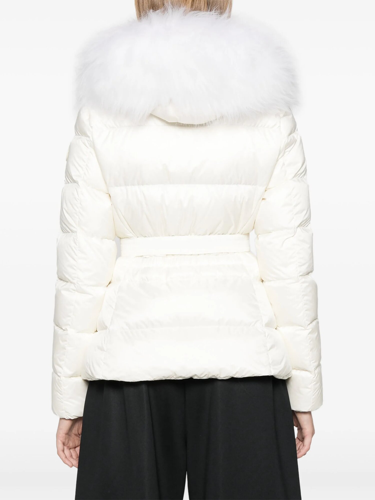 Куртка Moncler Boed, размер 44, бежевый/белый — фото 1