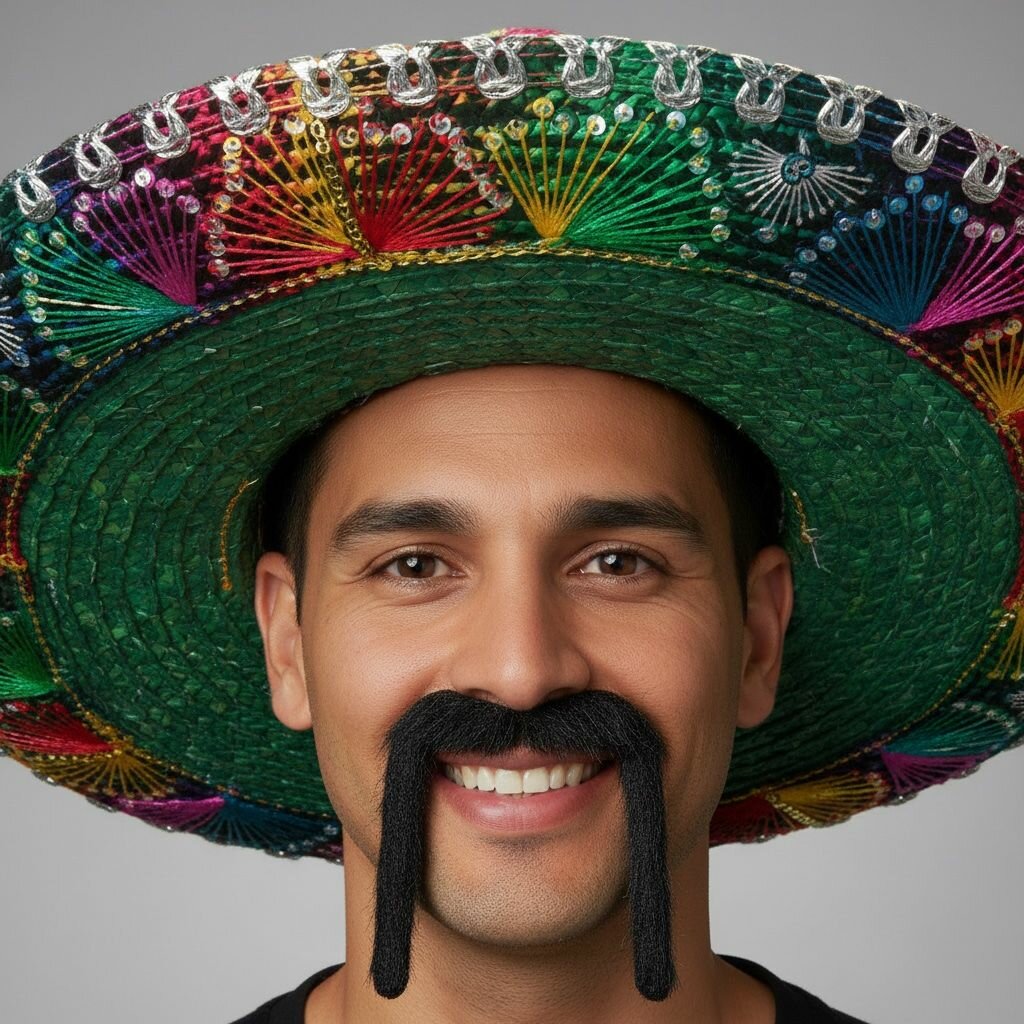 Усы карнавальные/накладные усы