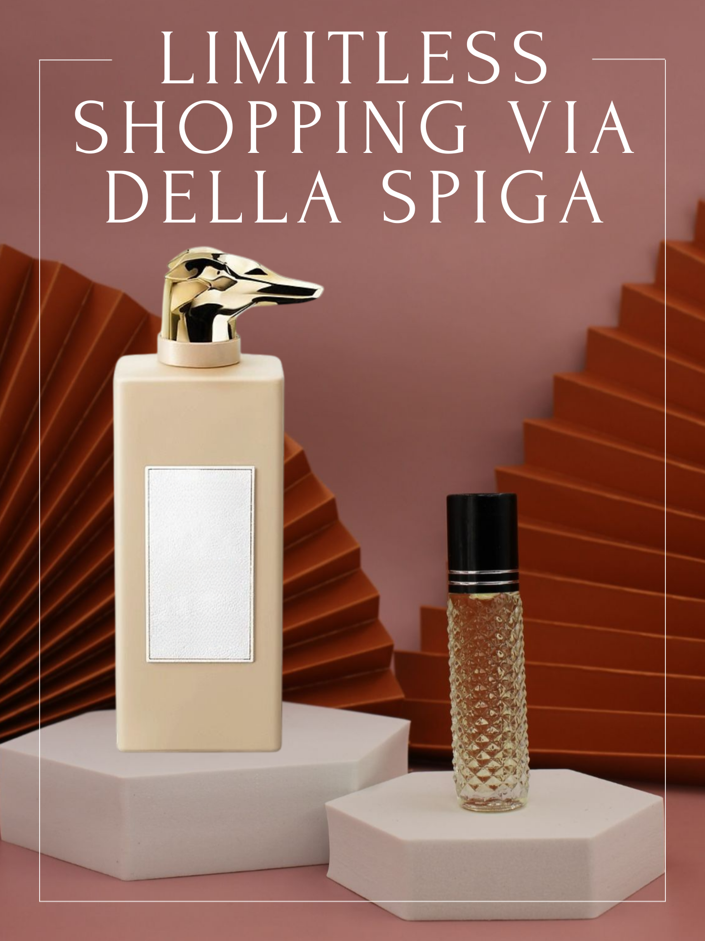 Духи масляные Limitless Shopping Via Della Spiga; Timeless Perfume; Лимитлесс Шоппинг Виа Делла Спига; роликовый флакон 8 мл