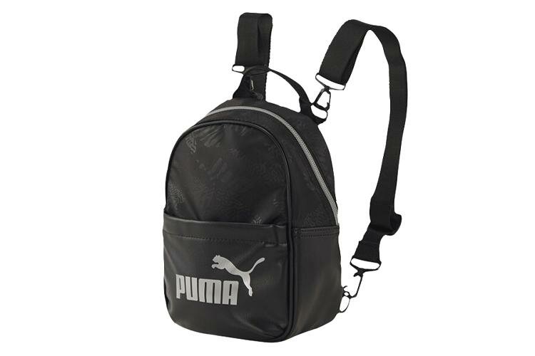 Мини-рюкзак унисекс PUMA из искусственной кожи, черный, M
