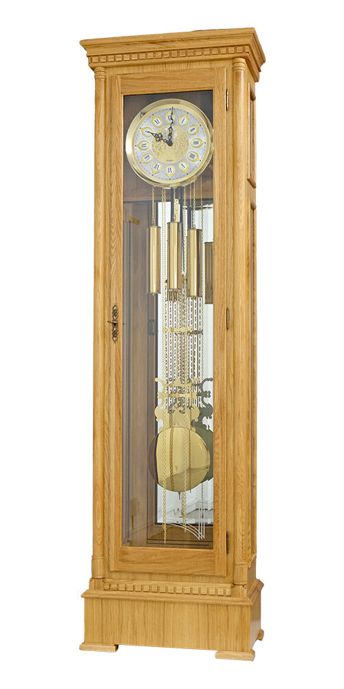 Часы напольные "Columbus" CR2270-451 с механизмом Hermle-451, с боем и мелодией