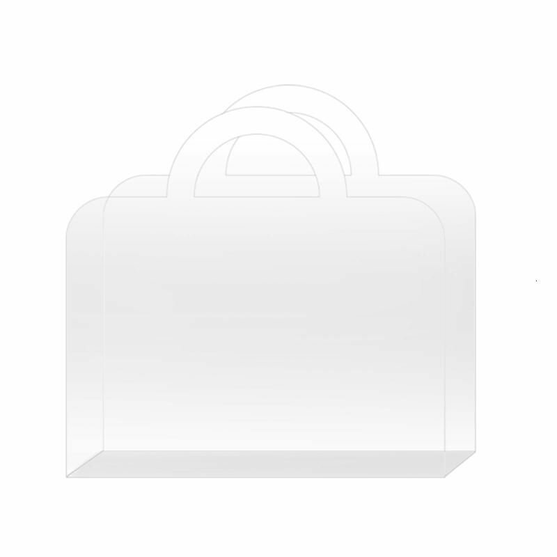 Прочный подарочный мешок для цветов с лентой, 80 шелк - S