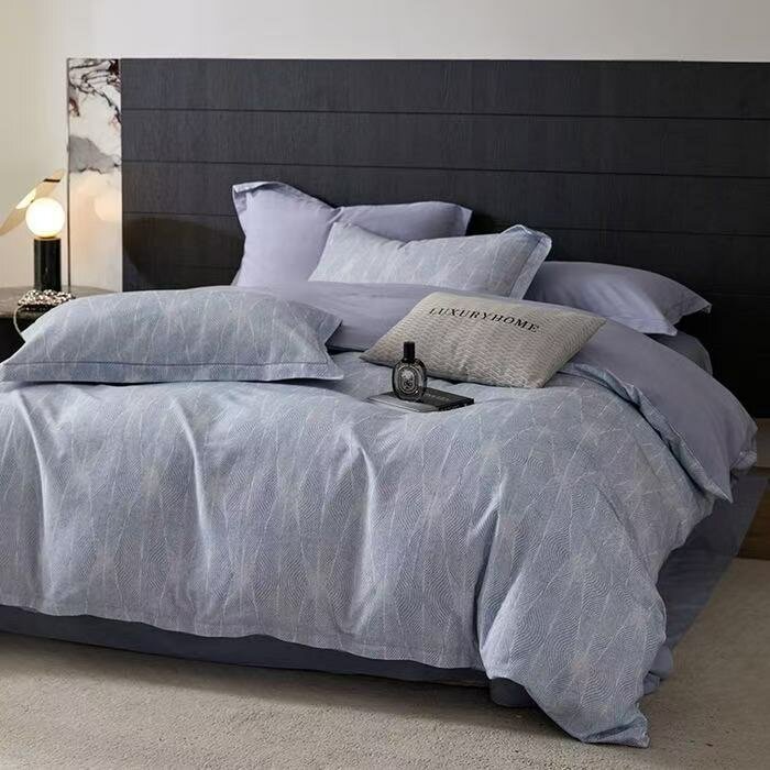 Apollo Bedding Комплект постельного белья, Сатин люкс, Двуспальный с простыней Евро, наволочки 50x70