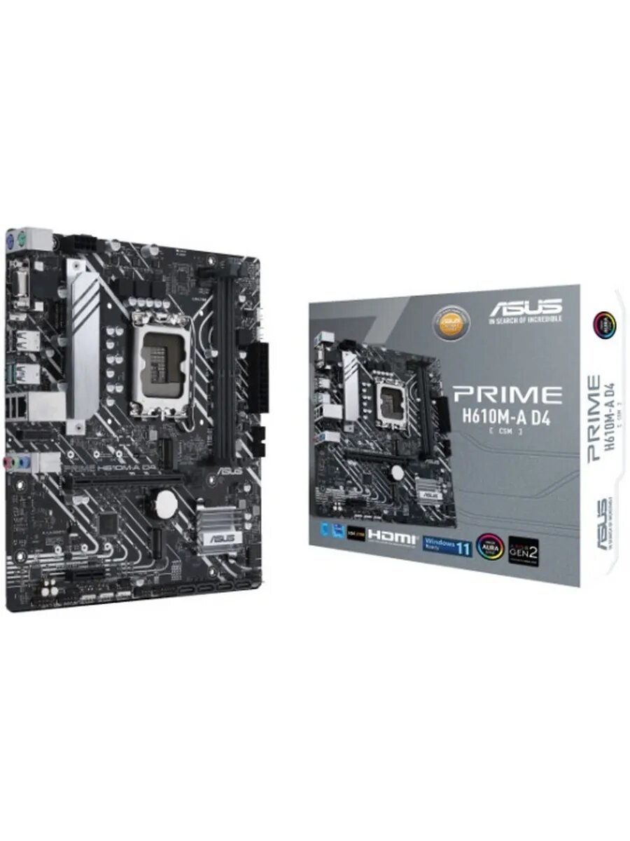 Материнская плата PRIME H610M-A D4-CSM (LGA1700, mATX)