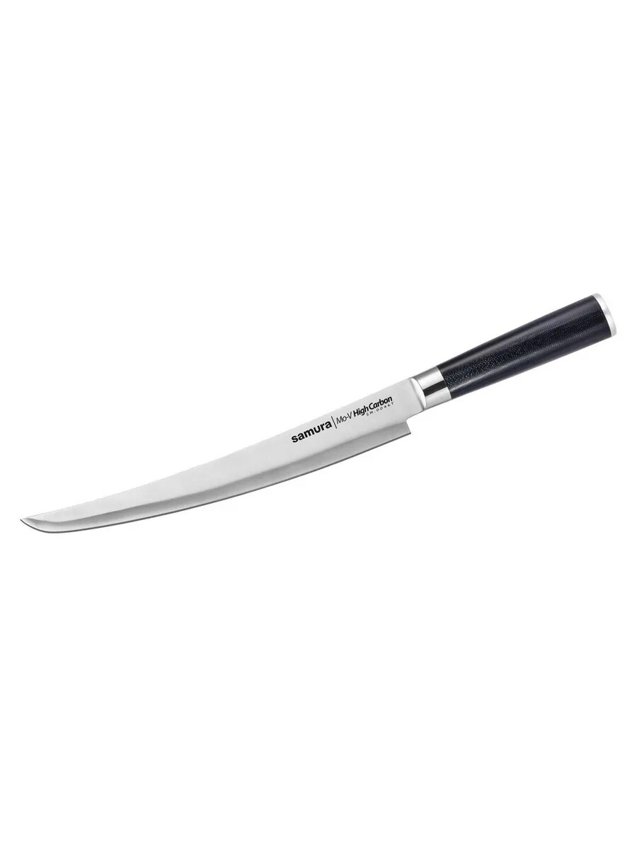 Нож кухонный для нарезки Mo-V Tanto, 230 мм (SM-0046T K)
