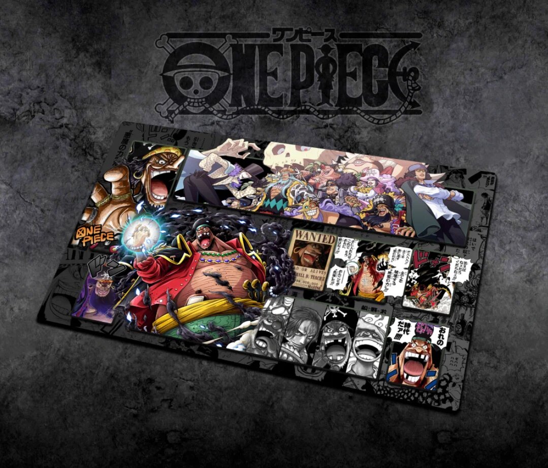 Игровой коврик для карт One Piece Bandai Черный, Comics-Teach