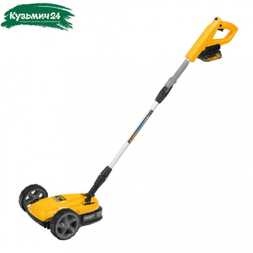 Газонокосилка аккумуляторная Denzel портативная CLM-22 20В 1акк х 2,0 Ah + з. у
