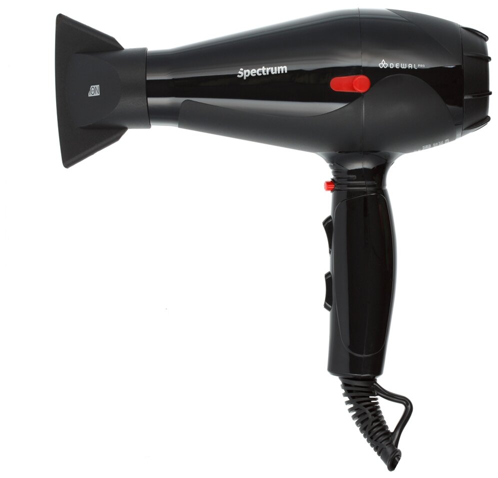 Фен для волос DEWAL PRO 2200 Вт Spectrum 03-110 Black (черный)