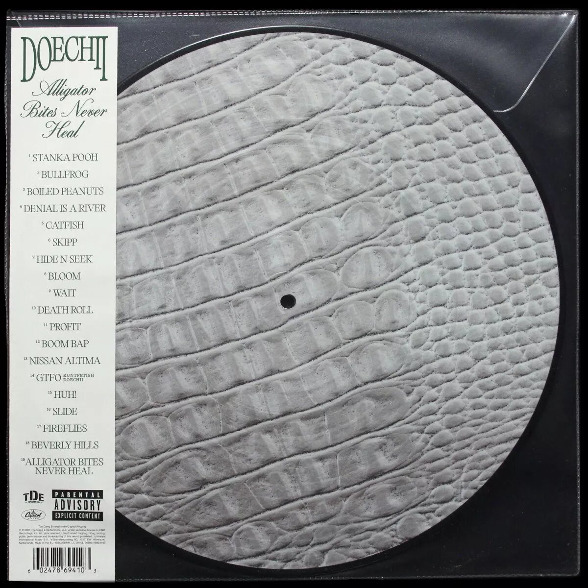Виниловая пластинка Doechii Alligator Bites Never Heal (Anniversary Albino Picture Disc)