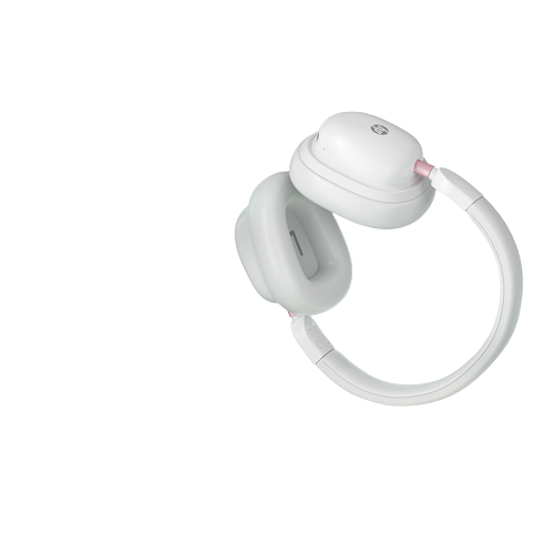 Наушники HP проводные, pearl white, высокая четкость звука, комфортные амбушюры