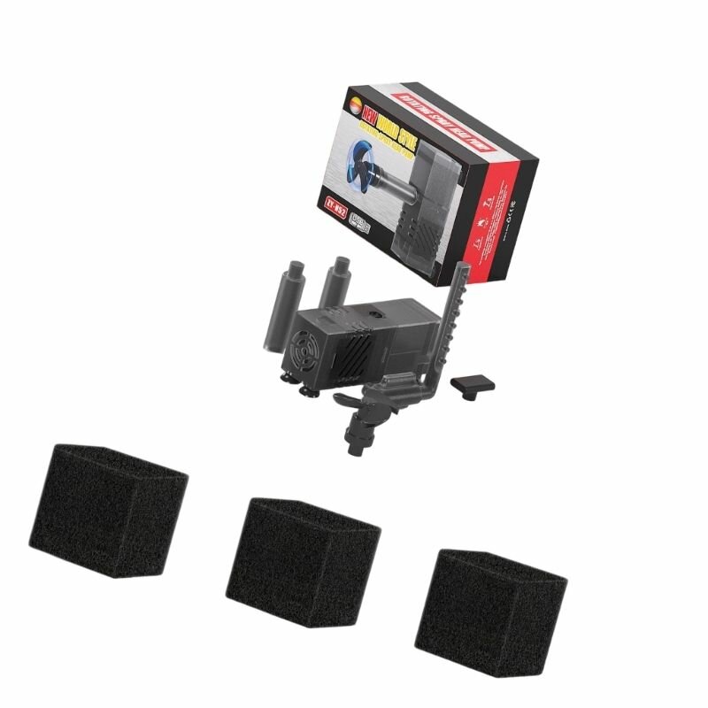 Декоративный рыбный фонтан спринклерный пруд USB фильтрующий насос-N52 плюс 3 штуки оригинальных