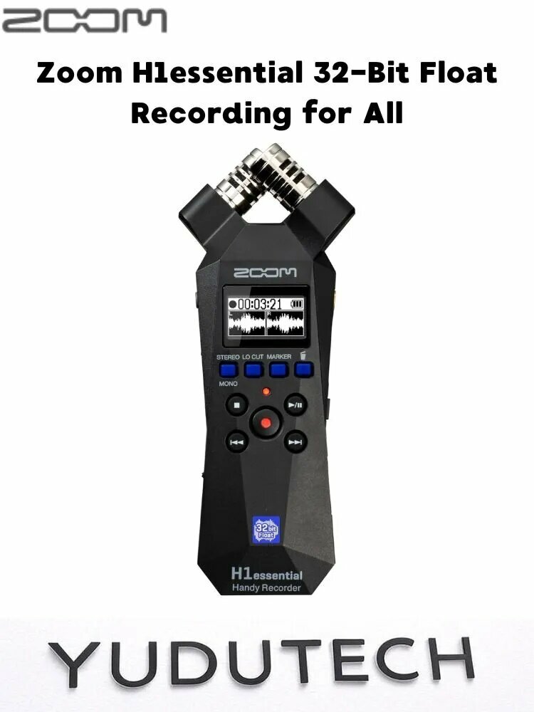 Zoom H1 essential 32-разрядный магнитофон с плавающей запятой