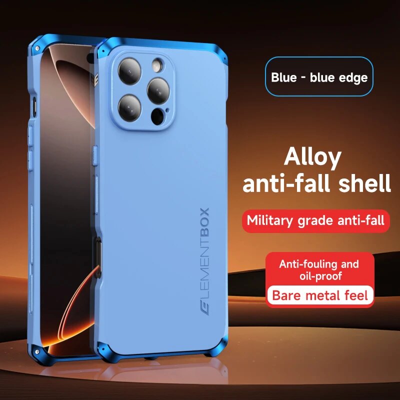 Чехол Elementbox Blue для iPhone 12, Full Blue