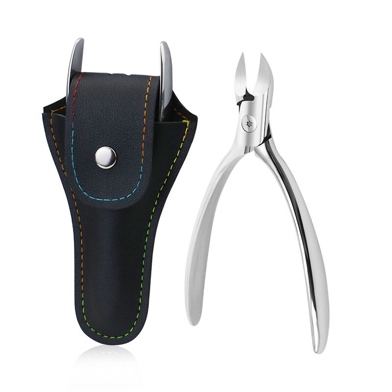 Кусачки для вросших ногтей из нержавеющей стали со встроенной пружиной, кусачки с орлиным клювом, маникюрные кусачки, педикюрные кусачки, маникюрные кусачки с индивидуальным логотипом