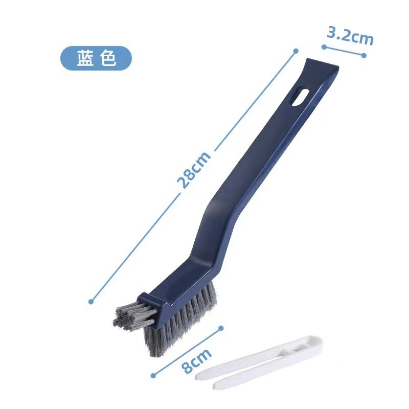 Щетка для пола «Три в одном» Щетка для пола в ванной Щетка для зазора Артефакт для чистки ванной комнаты с зажимом для