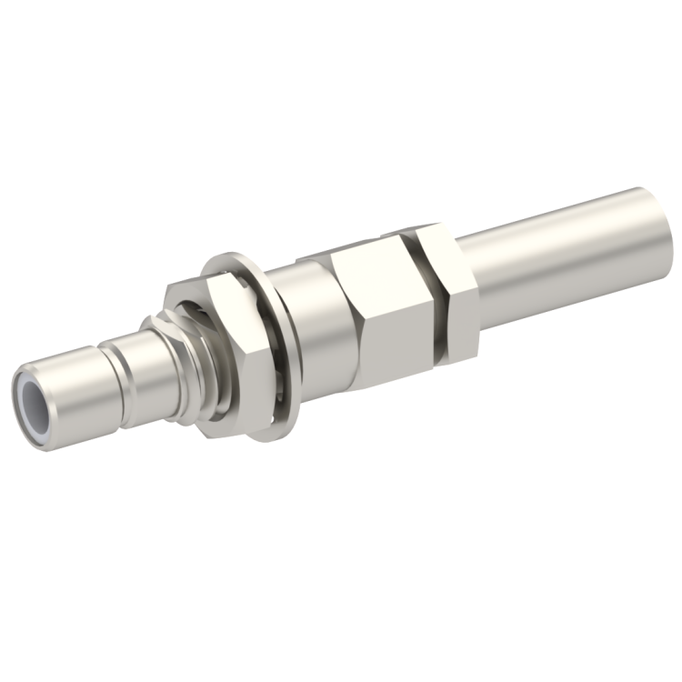 Китайский аналог(замена):2003-7571-002 SMB прямой разъем штыревой обжимного типа для кабеля 250 S никель