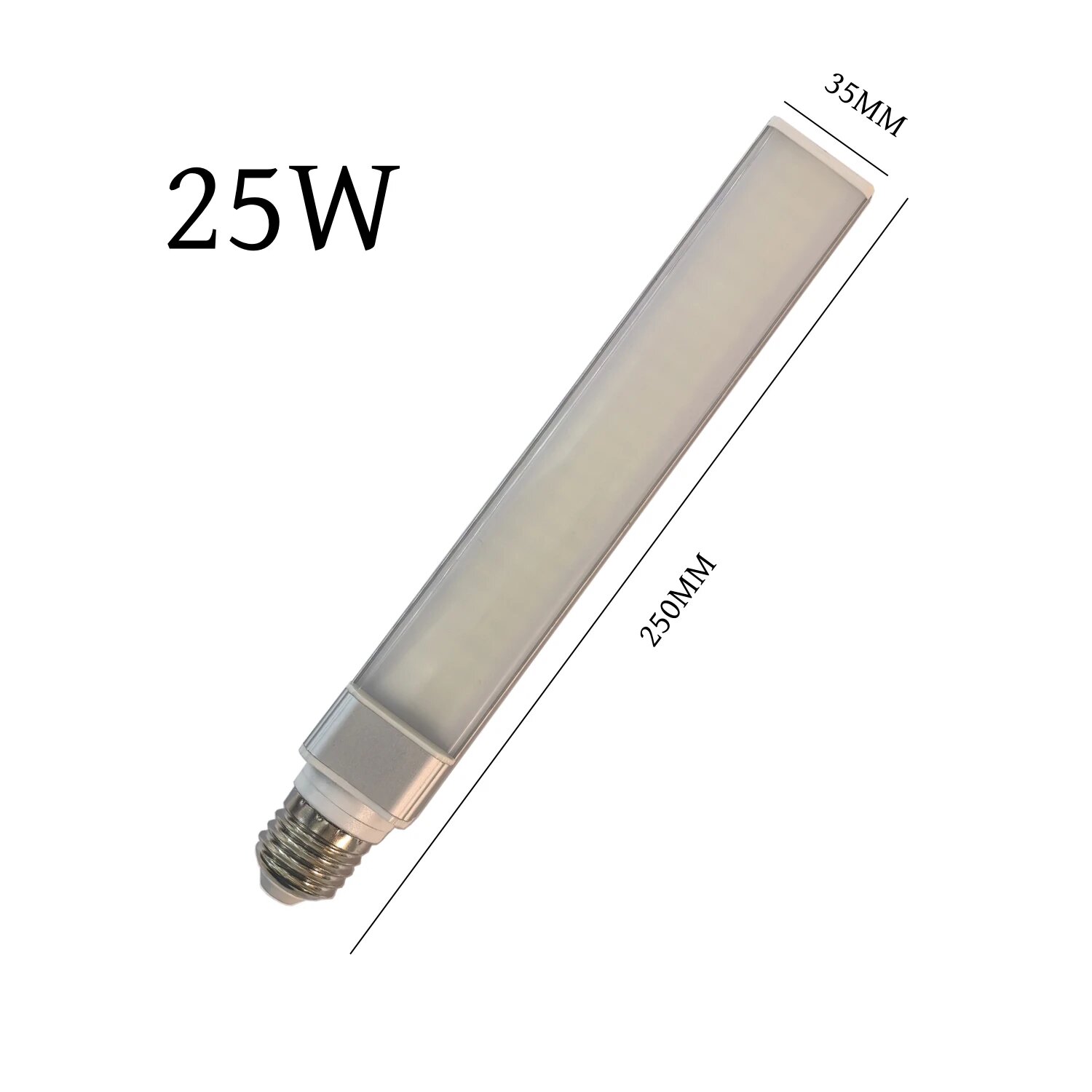 Светодиодная кукурузная лампа E27 G24 G23 10-25 Вт Холодный белый, E27, 25W