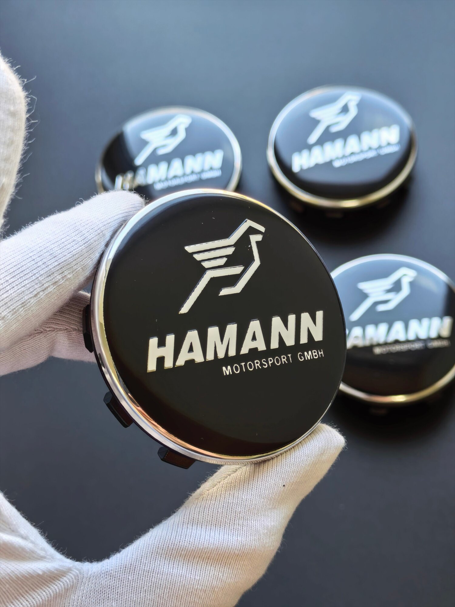 Колпачки на литые диски Бмв Хаманн 56мм. Заглушки на оригинальные диски Bmw Hamann 56мм 4шт