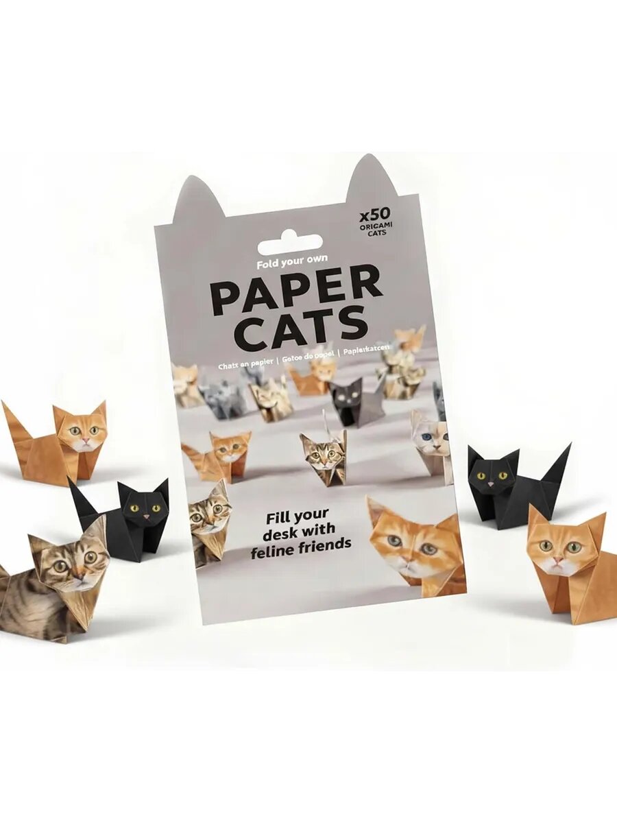 Кошки-оригами ручной работы: 50 творческих проектов