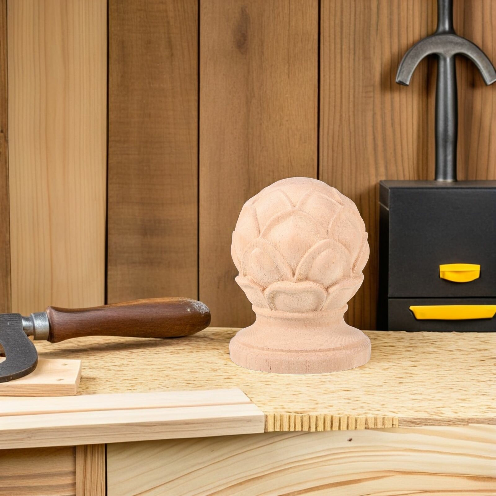 Европейская резная деревянная балясина бежевого цвета для лестниц из массива дерева