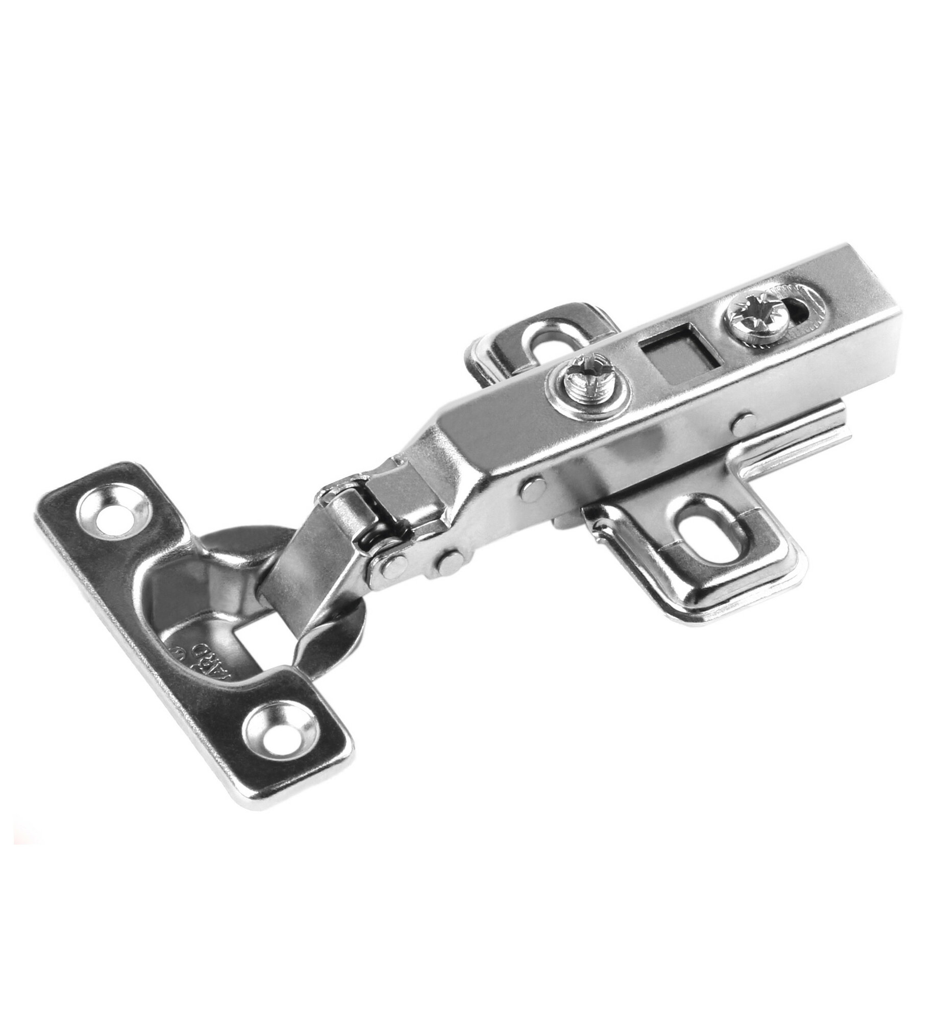 Петля накладная мини clip-on 110град с доводчиком