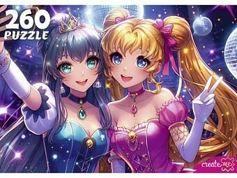 Пазлы 260 элементов. Аниме-девушки на дискотеке (арт. Х260-4546)