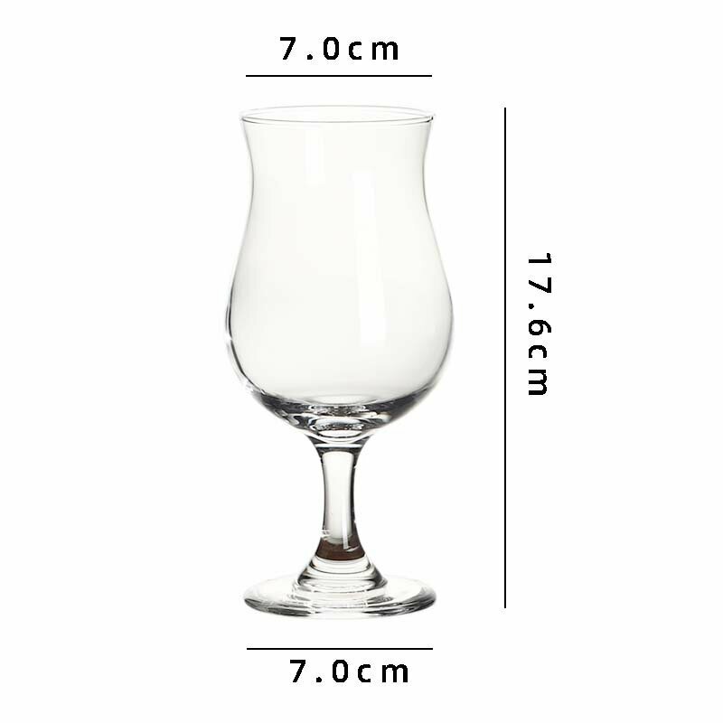 Высокий стакан для сока, многофункциональный стеклянный стакан, ресторанная чашка для холодных напитков, чашка для фруктового чая, тюльпанообразная коктейльная чашка, чашка в стиле урагана