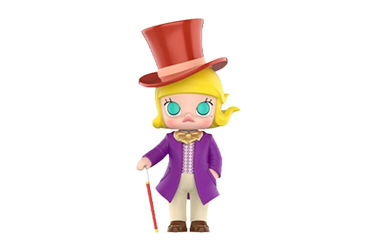 Кукла унисекс POP MART MOLLY Warner 100th Anniversary Blind Box, Confirmed-Willy Wonka and Chocolates Factory (Open)