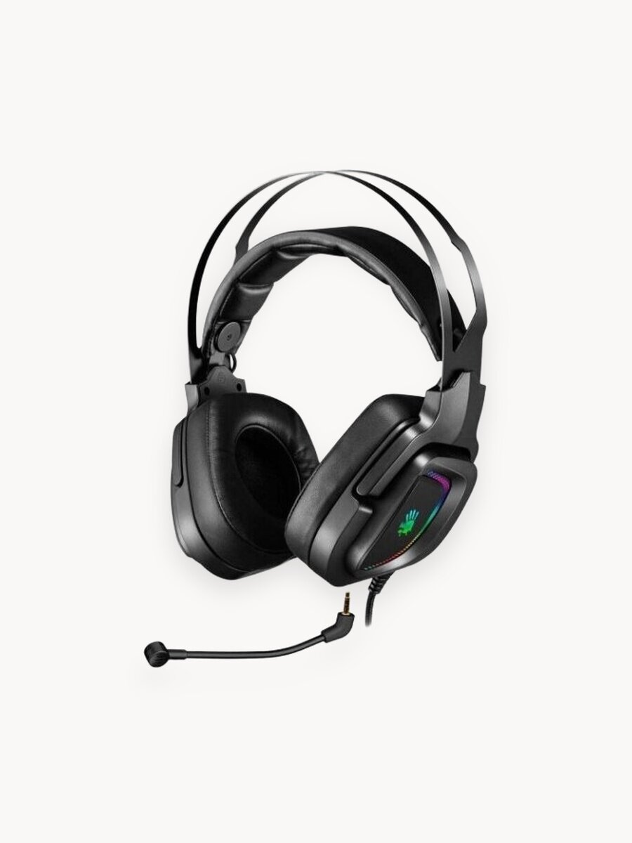 Гарнитура A4TECH Bloody G570 черный/серый 2м мониторные USB (G570 USB/ BLACK + GREY)