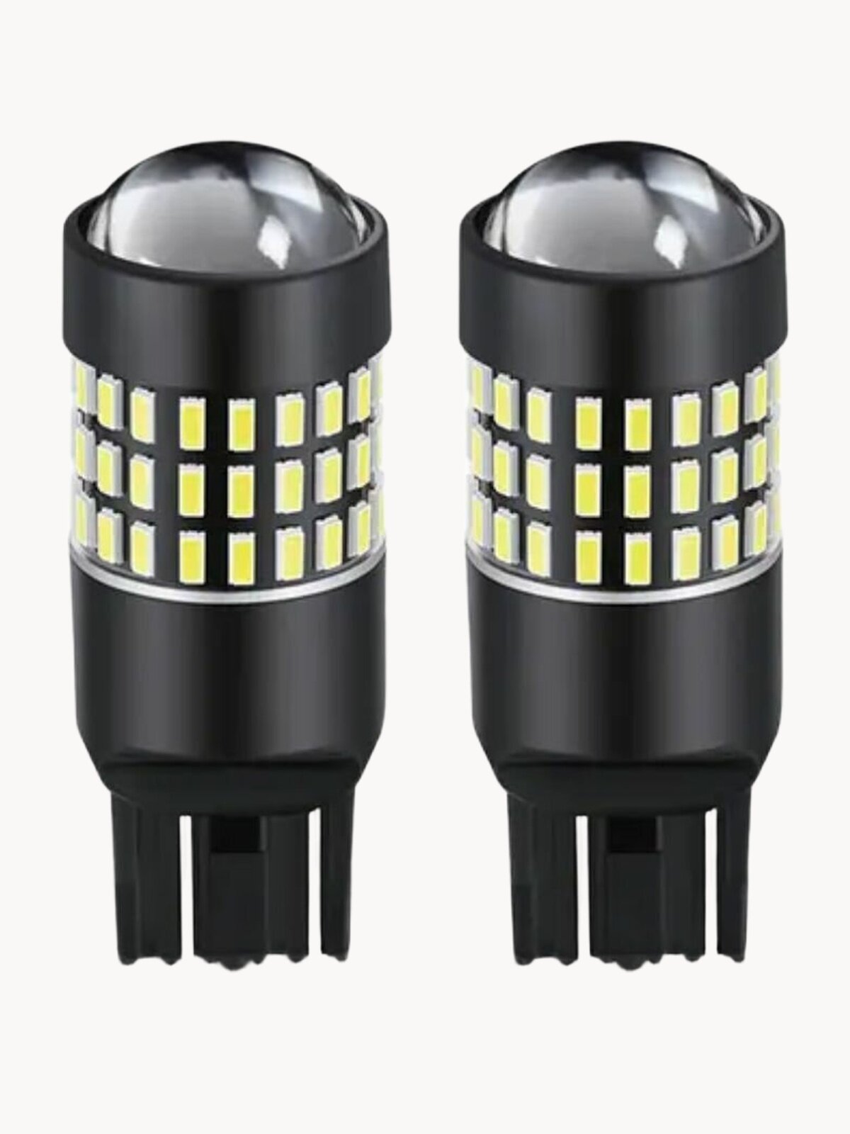 W21/5w Т20 +120% яркости, светодиодная лампа, биполярная,12-24V (2шт.)ходовые огни/габариты /стоп сигнал/задний ход