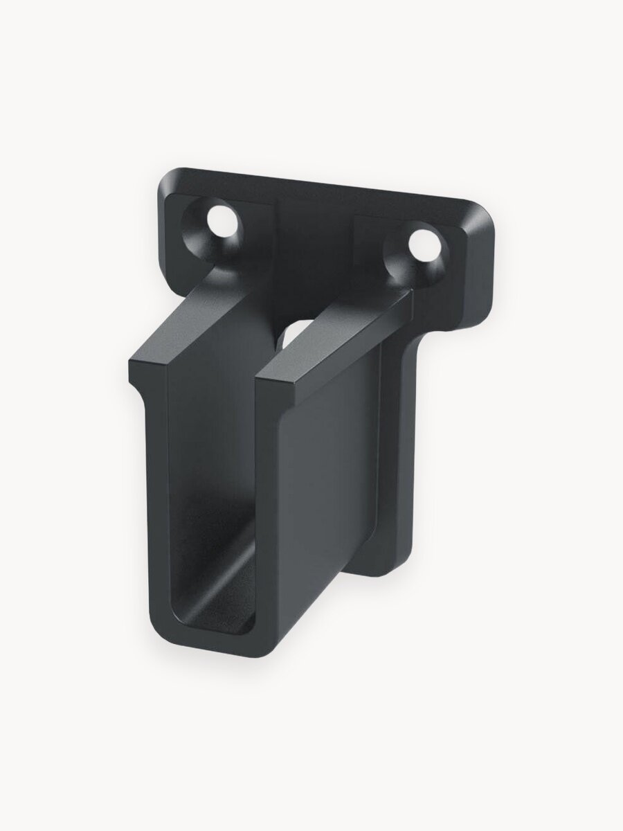 Карман - держатель для сетчатых полок 2штуки. Цвет - Черный.