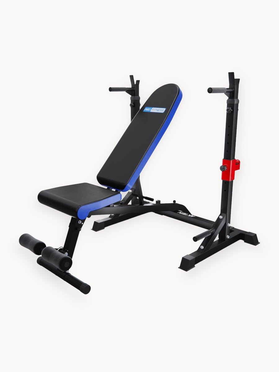 Скамья для жима со стойками DFC Pro Fitness