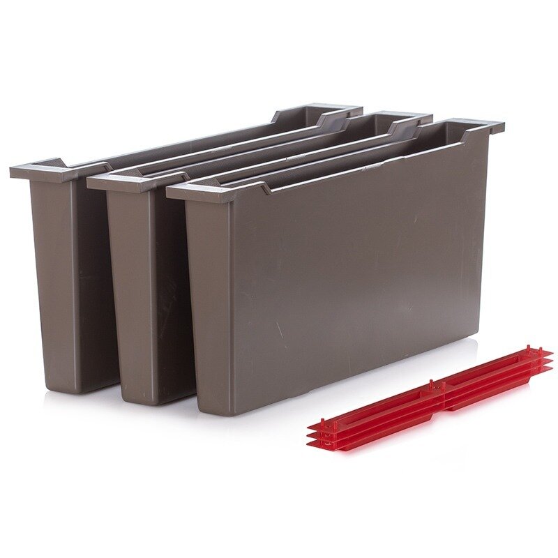 Кормушка боковая/ рамочная для пчел 3.5 литра с плотиком - 3 шт