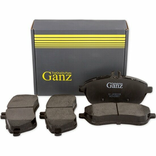 Колодки тормозные передние Ganz для MB W204, 4 шт