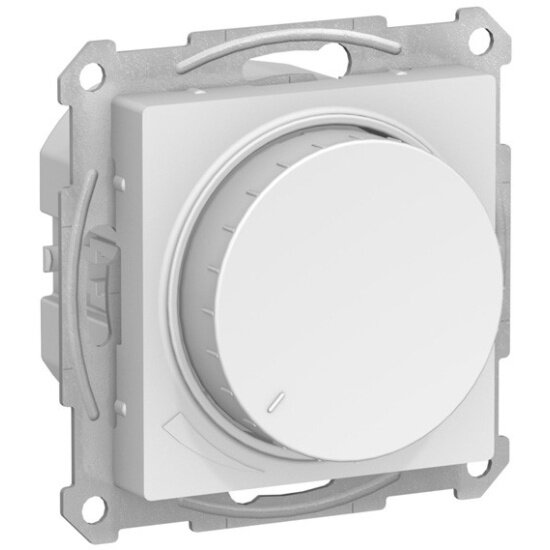 Светорегулятор (диммер) Systeme Electric (schneider Electric) AtlasDesign (диммер) повор-нажим. LED RC 400Вт мех. Лотос, ATN001323