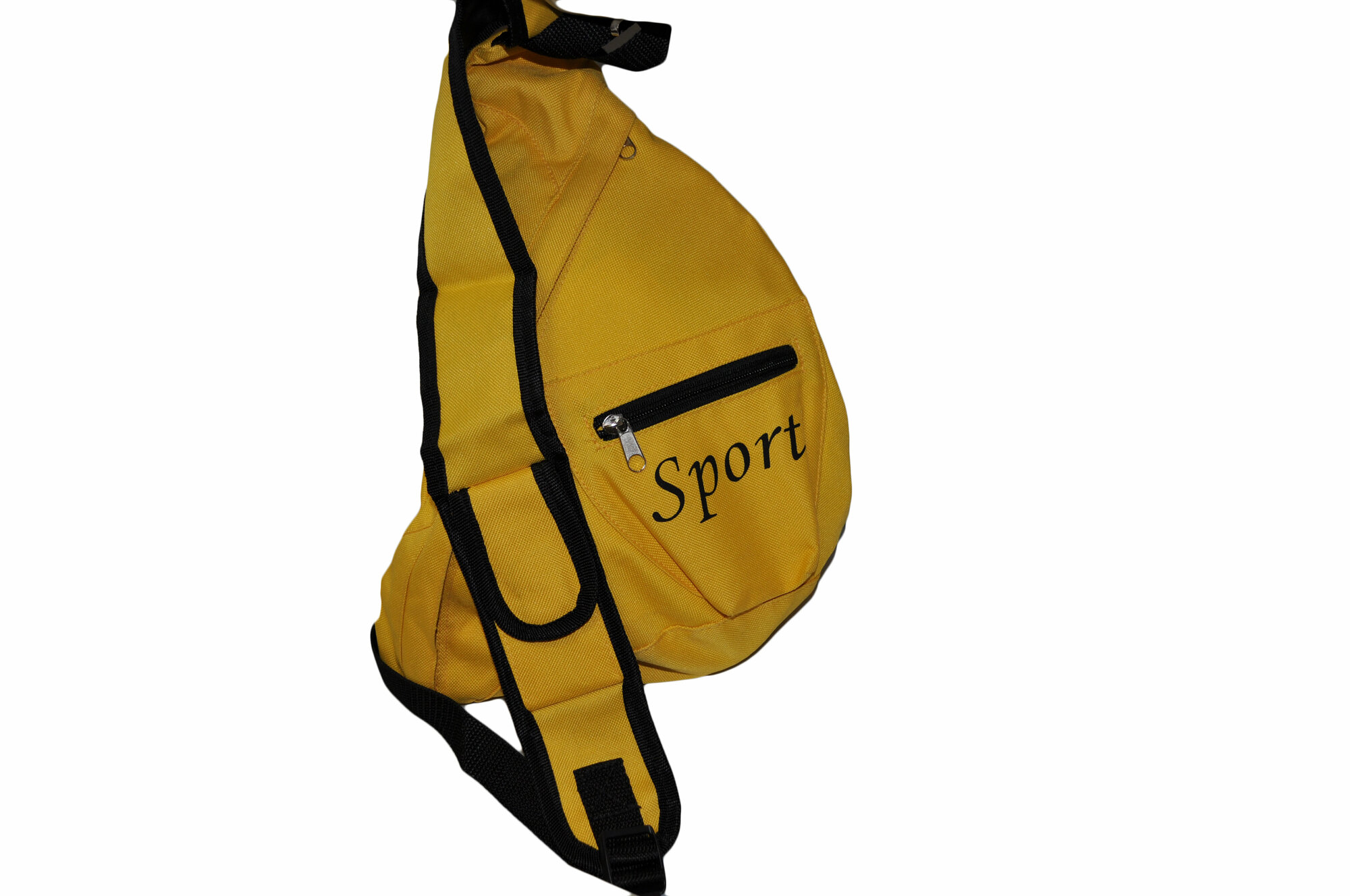 Рюкзак Randa, спортивный, на одно плечо, желтый, брезентовый