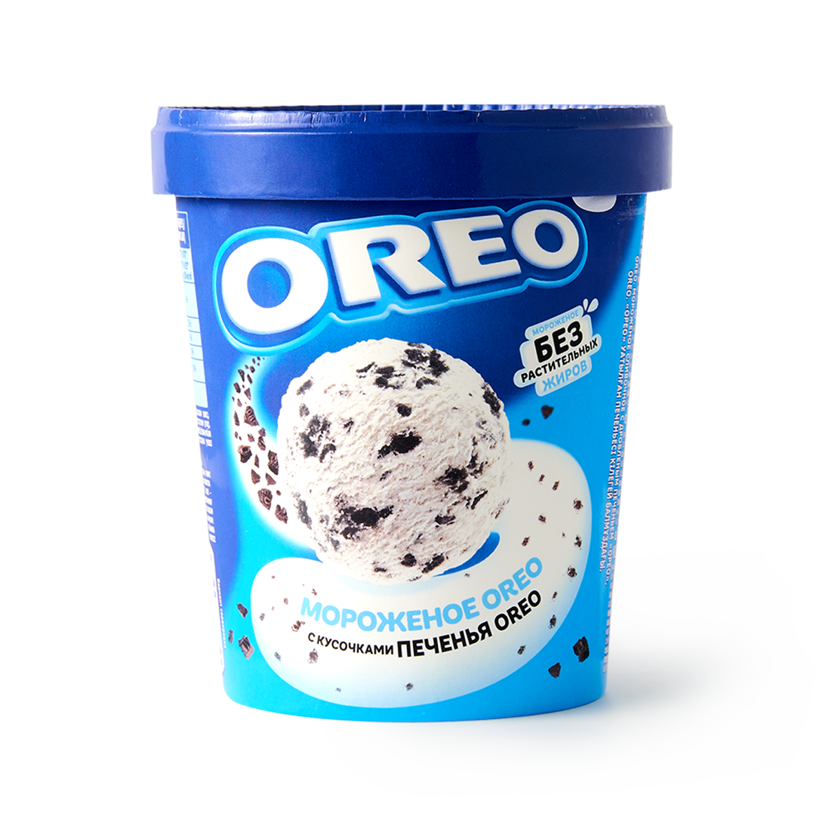 Мороженое Oreo, с кусочками печенья, сливочное, в пластиковом стаканчике, 263 г