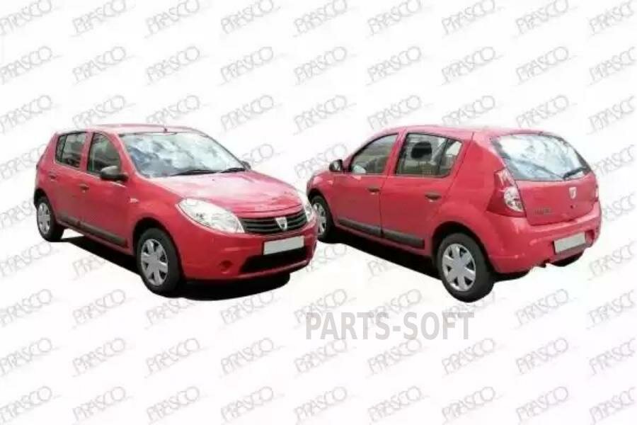 Крыло переднее лев. с отверстиями! Renault Sandero 08-12 Prasco арт. DA2203024