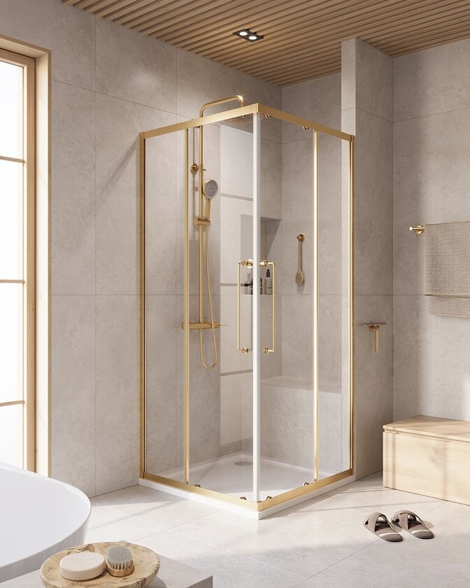 Душевой уголок (90х90) CEZARES RELAX 304 RELAX-304-A-2-90-C-BORO