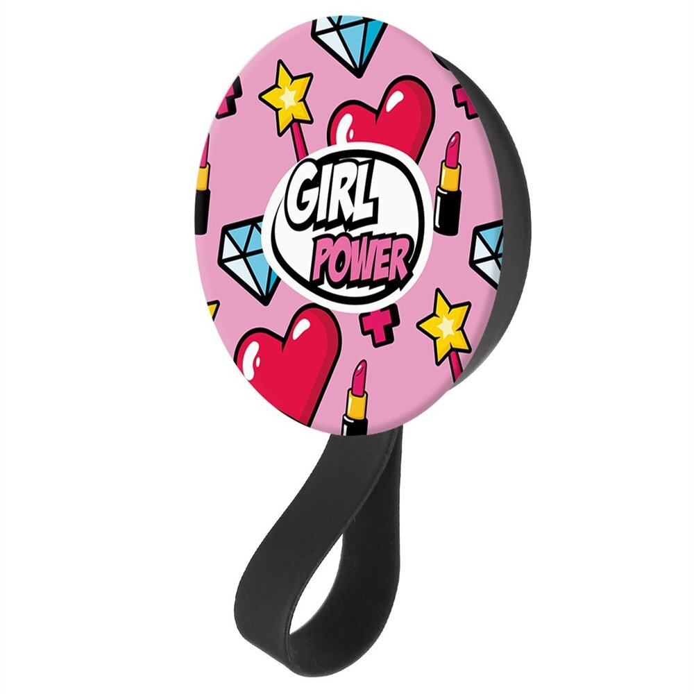 Кольцо-держатель с зеркалом Krutoff для телефона Girl Power