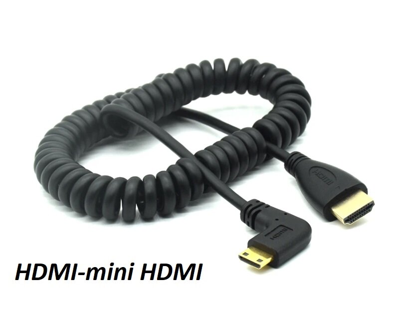 Витой кабель HDMI-mini HDMI (правый)