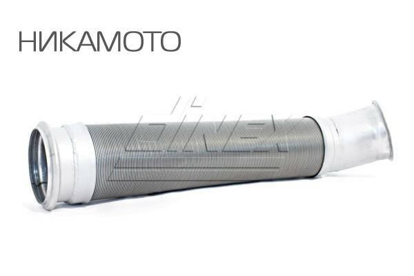 DINEX 22235 труба глушителя !(нерж) E-line (упрощ. версия) L=668 передняя с гофрой\DAF XF95/XF105/CF85