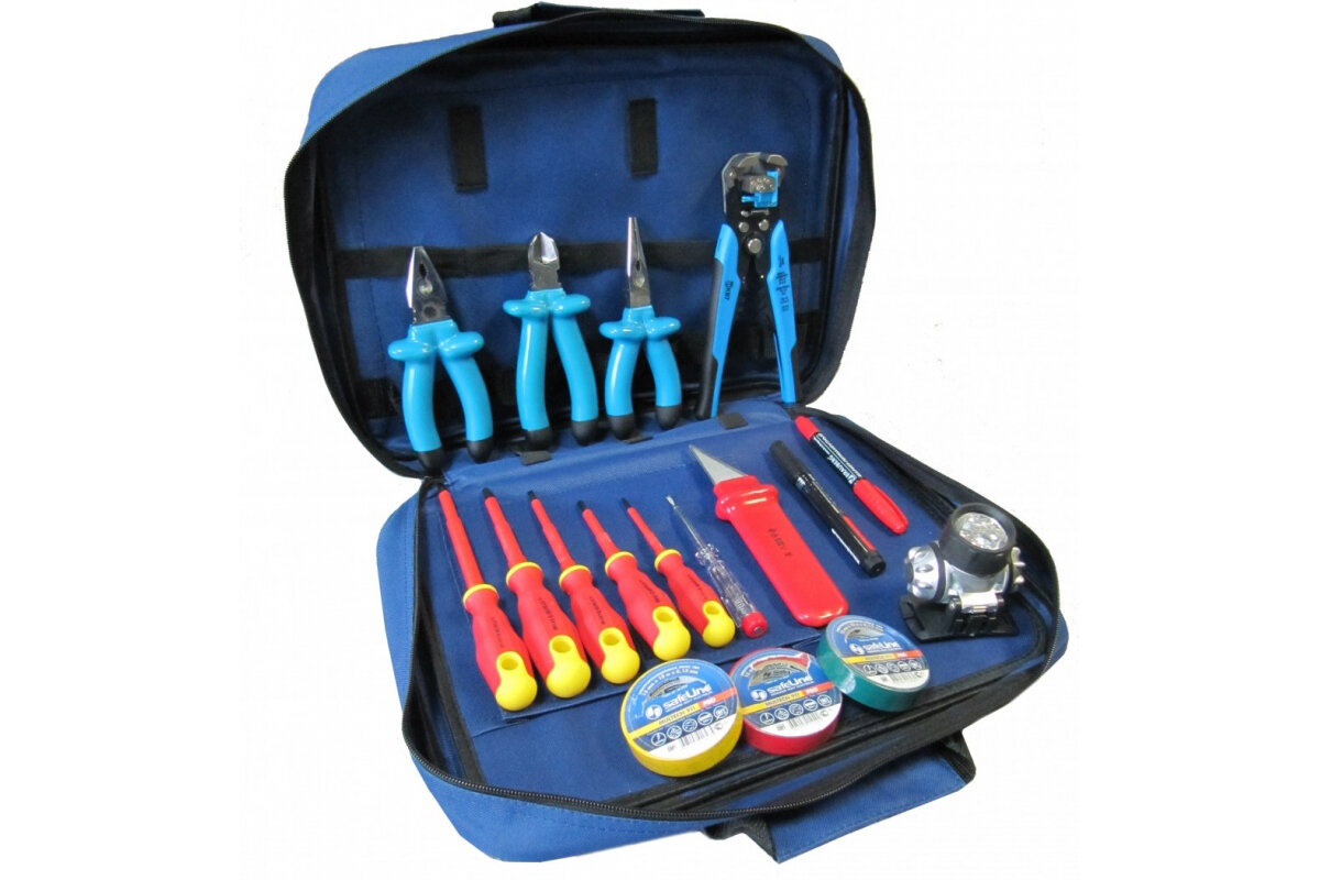 Набор инструментов электрика для электромонтера Юртэкс связь