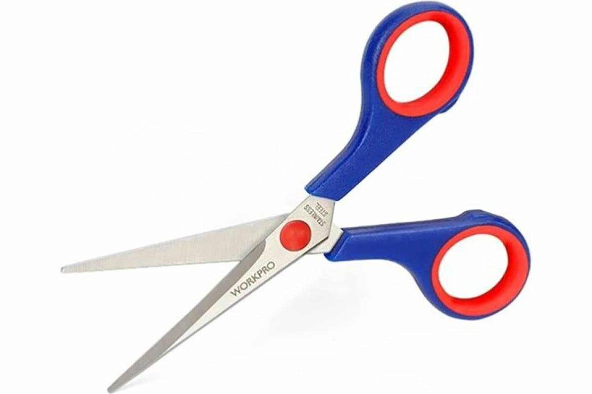 Канцелярские ножницы WORKPRO 140 мм WP214002