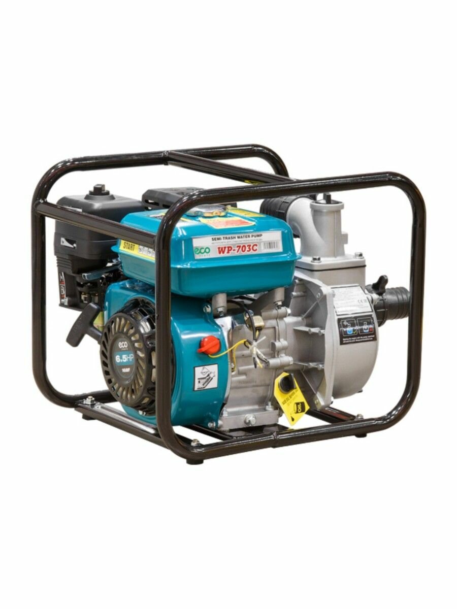 ECO Мотопомпа бензиновая 4.9 кВт 6.5 л. с. WP-703C
