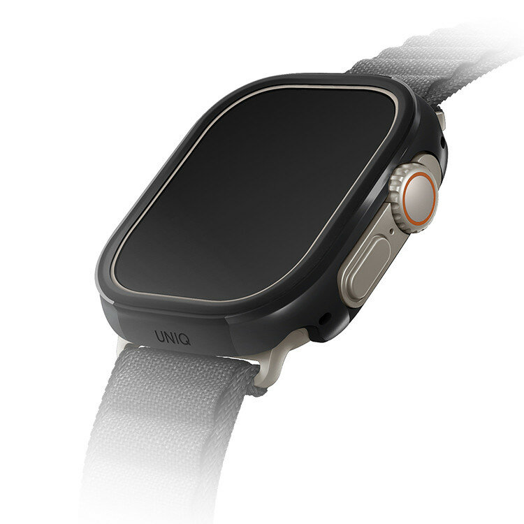 Uniq чехол для Apple Watch Ultra 49 мм, Valencia aluminium черный