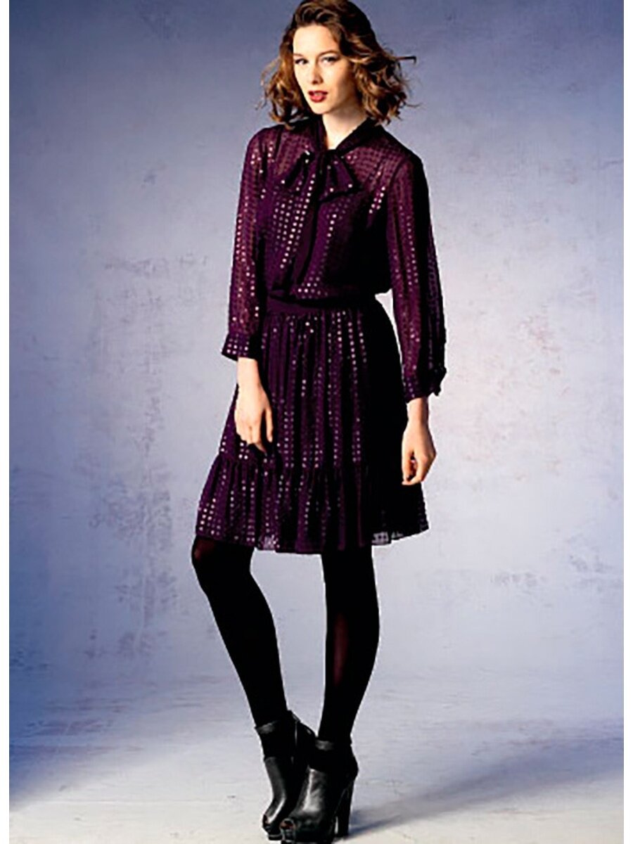 Выкройка VOGUE №1368 Топ, блузка, юбка