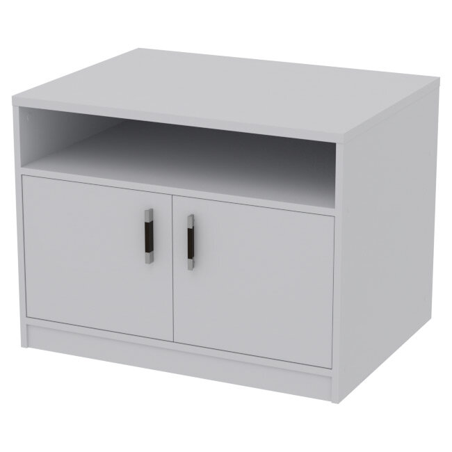Тумба Меб-фф Тумба для оргтехники ТДО-24+С-28МВ цвет Серый 80/60/60 см