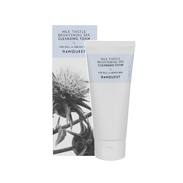Rawquest Пенка для умывания Milk Thistle Brightening Spa Cleansing Foam, с экстрактом расторопши, 150 мл