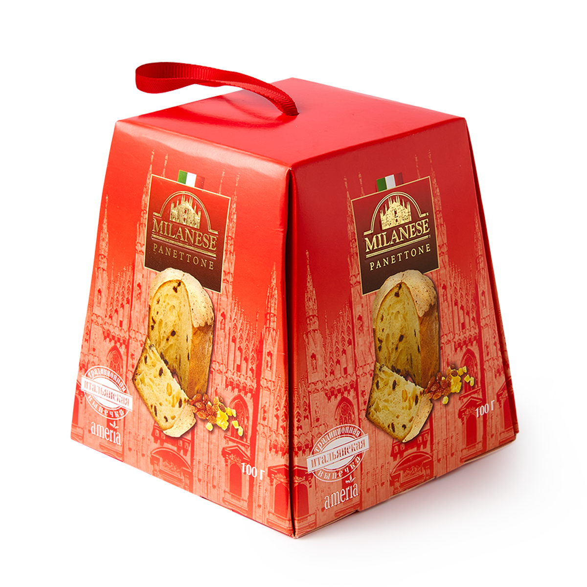 Кулич Panettone Milanese с орехами, изюмом и цукатами